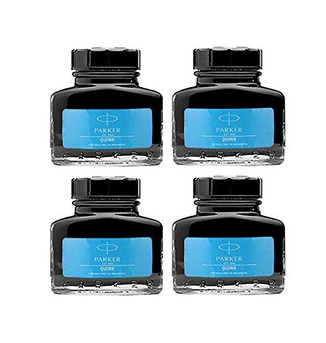 Parker Quink Ink Bottle Blue (4 pic) Bottle Blue Ink 30 ml Ink School ...