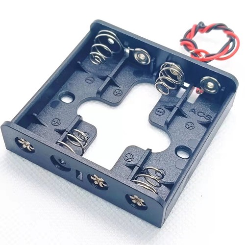 4free shipping 4 section 5 series 6V battery box with hole cross in the ...