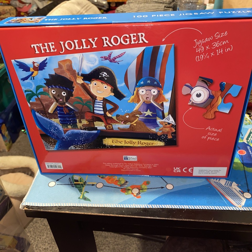 The Gifted Stationery Jigsaw Puzzle for Kids 100 Piece, The Jolly Roger New Mint | eBay