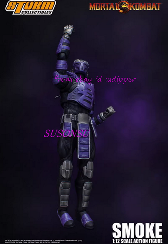 Storm Toys 1/12 Mortal Kombat Smoke Action Figure In Stock | eBay