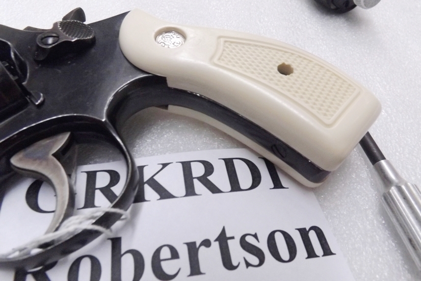 Imit. Ivory Grips for Smith & Wesson K L Round 10 19 66 686 Checkered ...