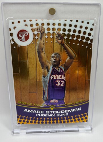 2002-03 TOPPS PRISTINE AMARE STOUDEMIRE UNCOMMON ROOKIE /1499 | eBay