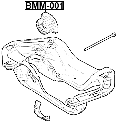 Rear Transmission Mount Fits Bmw 22326780026 | eBay