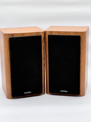 Pair Infinity RS 2000 RS2000 Vintage 2 Way Oak Speakers for sale online ...