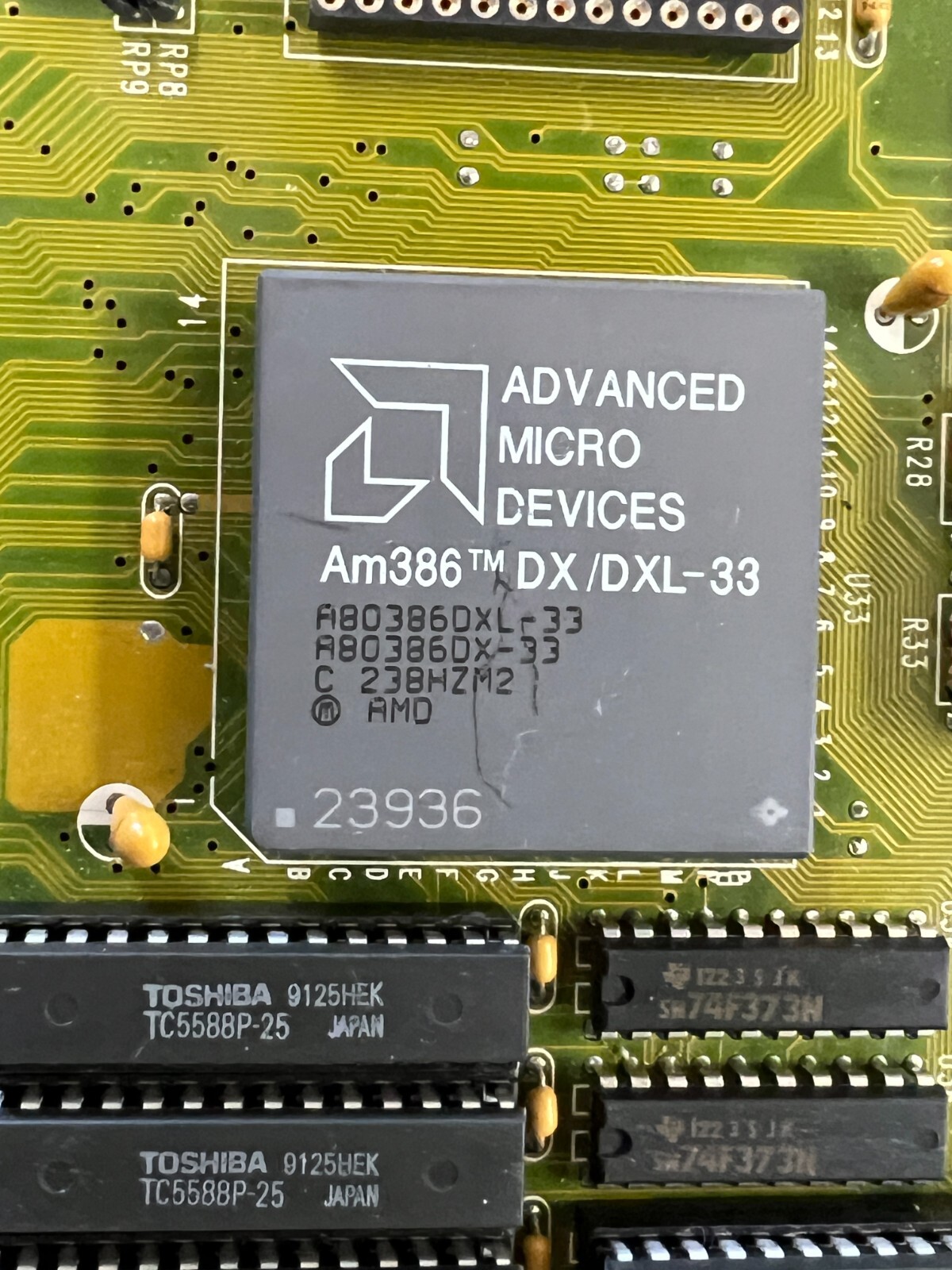 Vintage AMD 386 New Yang An Ya-1 E114139 94v-0 Board Mother Board | eBay