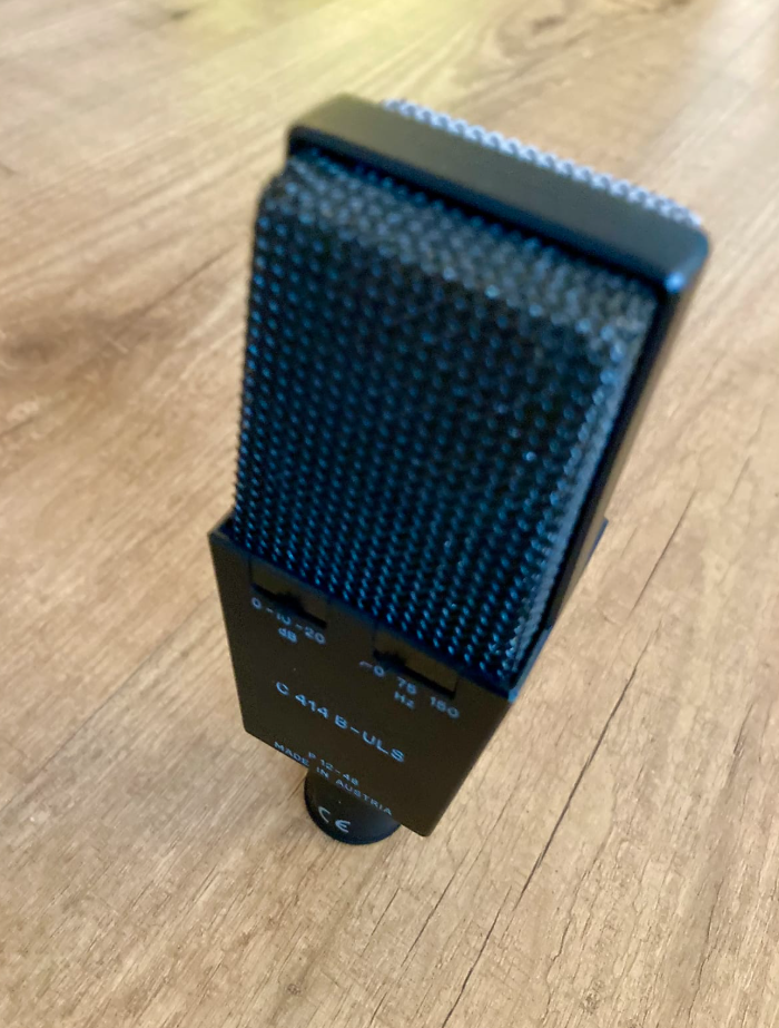 AKG C414 B-ULS Large Diaphragm Condenser Mic 1990s Black w/ Case ...