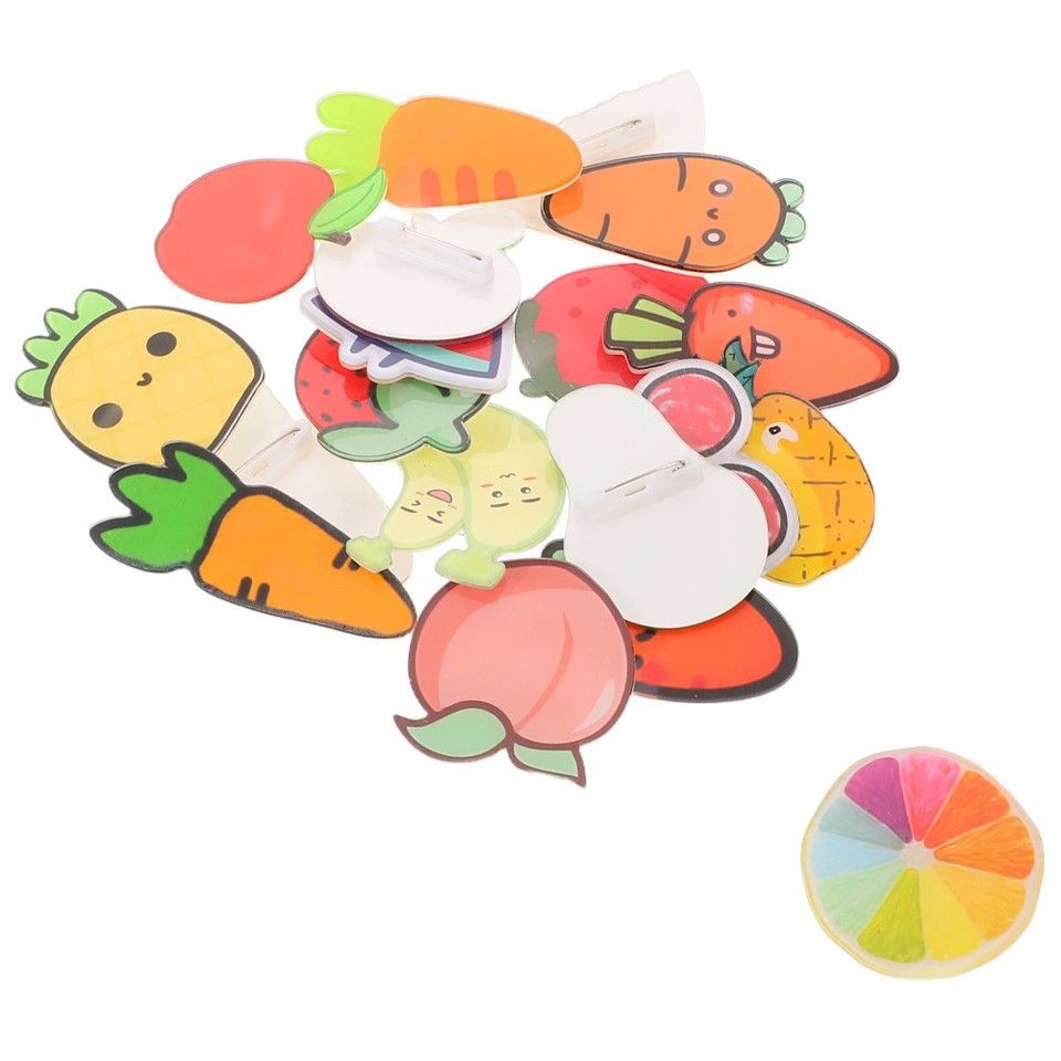 19 Pcs Watermelon Brooch Pin Badges for Kids Fruit Birthday Party Favor ...