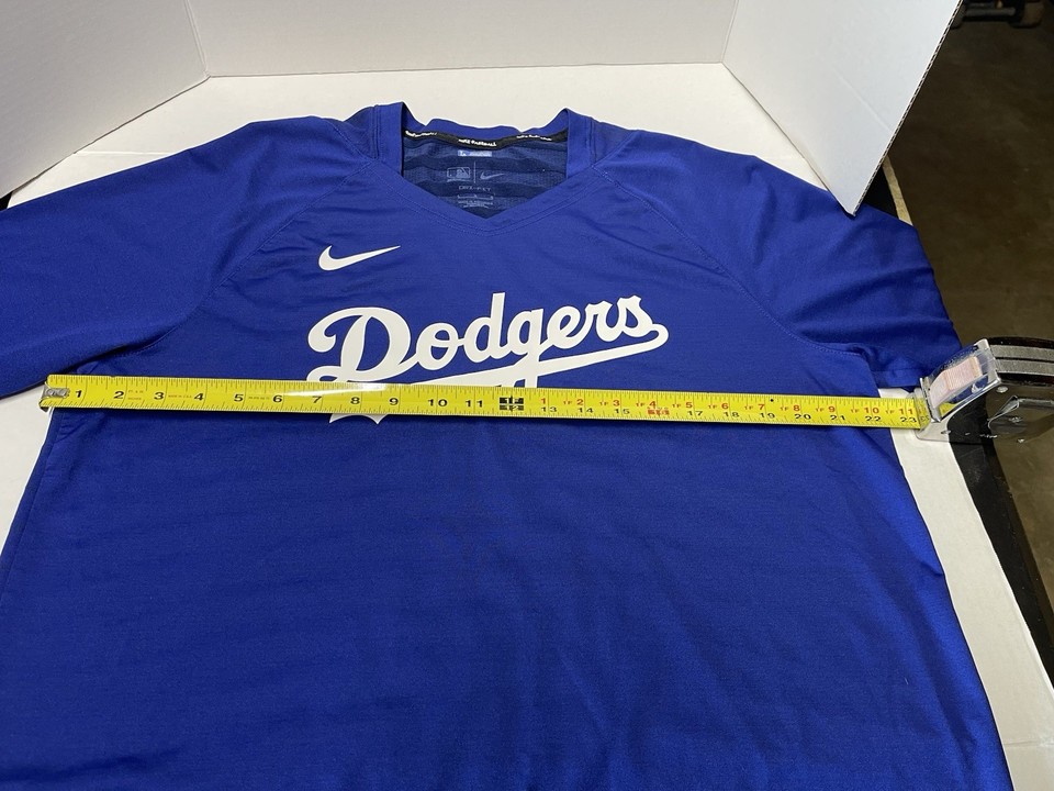 Collection Nike DRI-Fit MLB Los Angeles Dodgers BP V-Neck Dri Fit Size ...