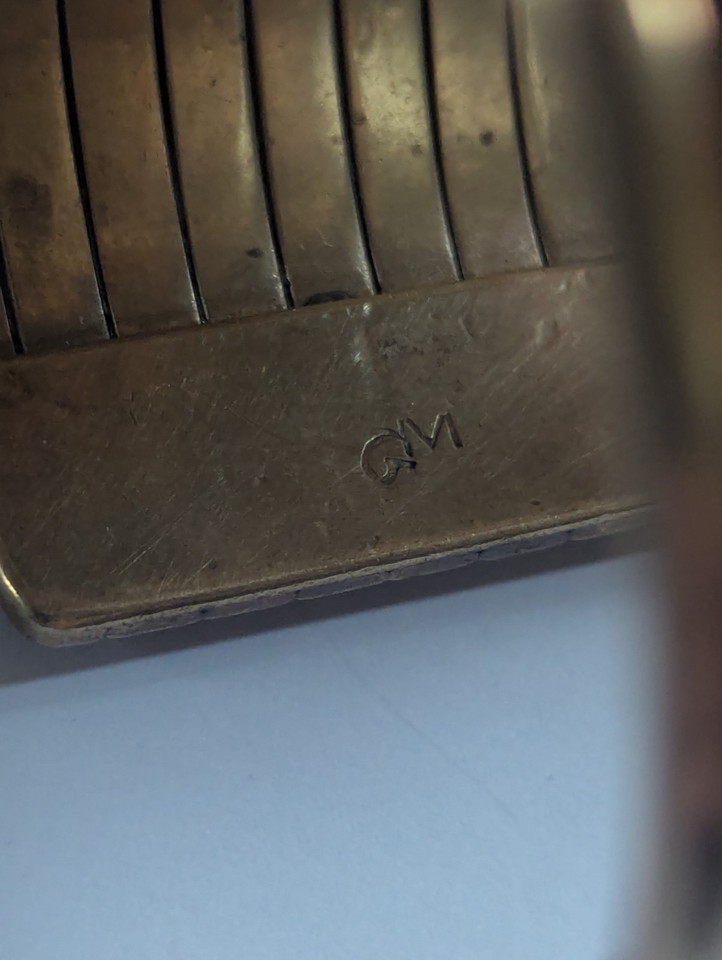 Vintage Heavy Native American Ribbed Cuff Bracelet Gold Filled Gf | eBay