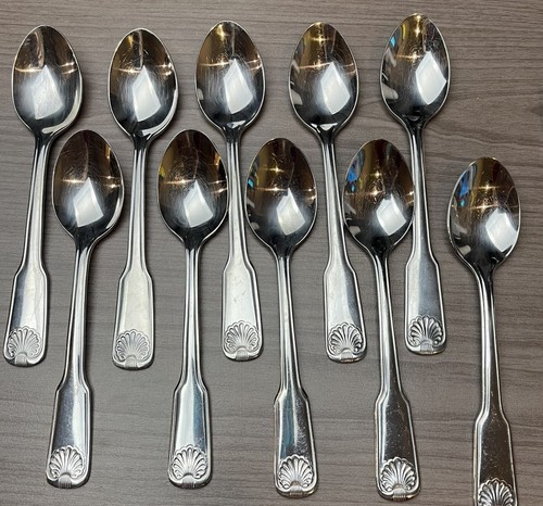 26 Pc Cambridge Shell Design Stainless Flatware Set | eBay