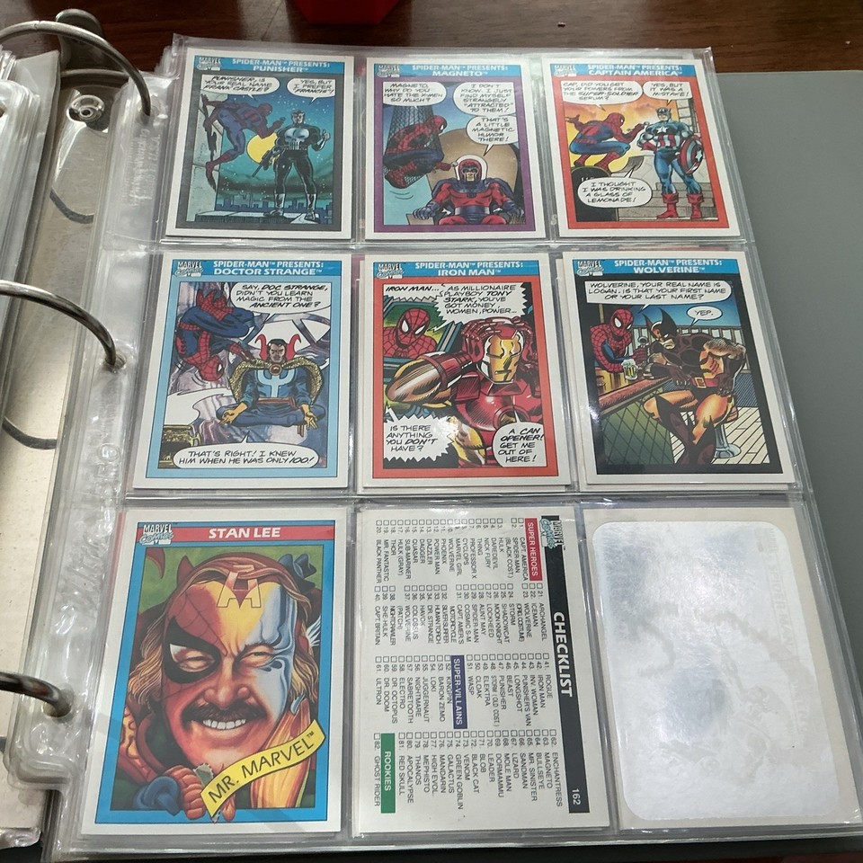 1990 Marvel Universe Series I Trading Card COMPLETE Base Set 1-162 + 5 ...