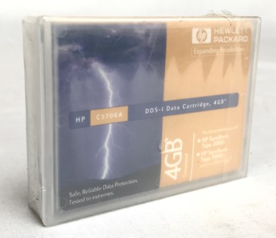 NEW FACTORY SEALED HP C5706A DDS-1 DATA CARTRIDGE 4GB | eBay