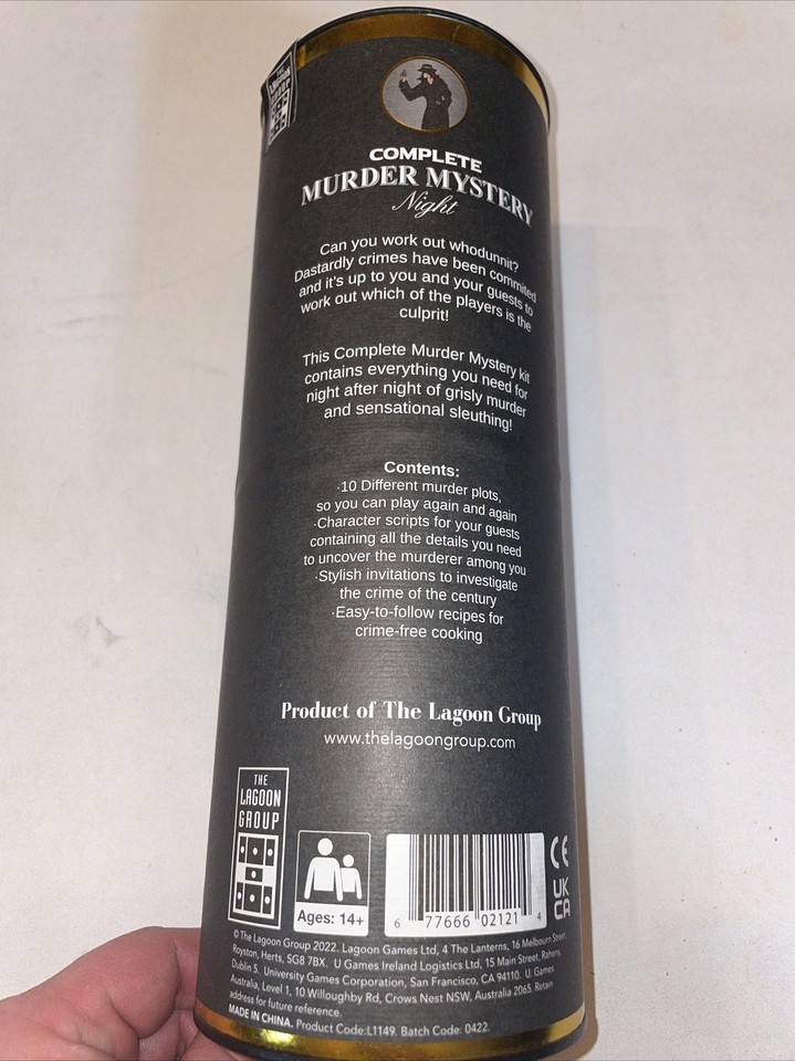 Lagoon Games - Complete Murder Mystery Game Night, 10 Plots | eBay