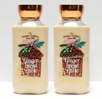Lot of 2 Bath and Body Works GINGERBREAD LATTE Body Lotion 8oz NEW | eBay