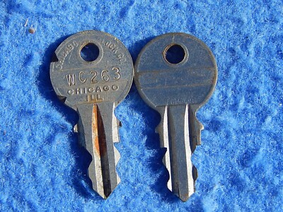 Wurlitzer Key WC 263 - Chicago Lock - wall box or cash box key ...