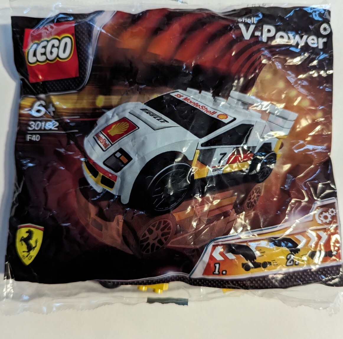 Lego 30192 Shell V Power Promotional Ferrari F40 BNIP 5702015035248 | eBay