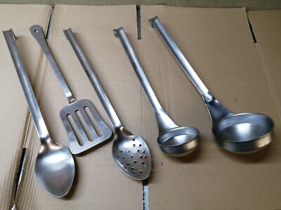 British Army Stainless Steel Cooking Utensils Catering Spoons Ladel ...