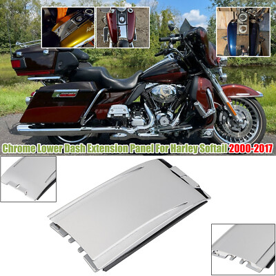 Motorcycle Chrome Lower Dash Panel Extension Fit For Harley 00-17 ...