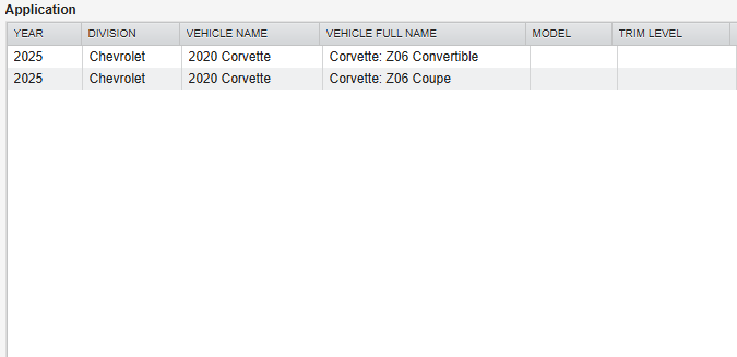 2025-2027 Chevrolet Corvette Engine Specification Plaque Z06 Models GM ...