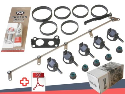 INTAKE INLET MANIFOLD REPAIR REBIULD KIT SET FOR MERCEDES OM647 OM612 2 ...