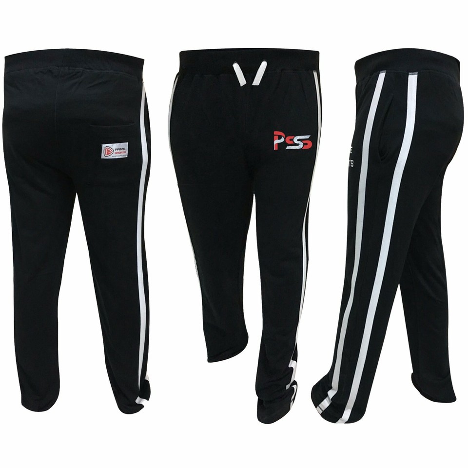 Mens Cotton Joggers Fleece Jogging Trousers Pants Track Suit MMA Boxing ...