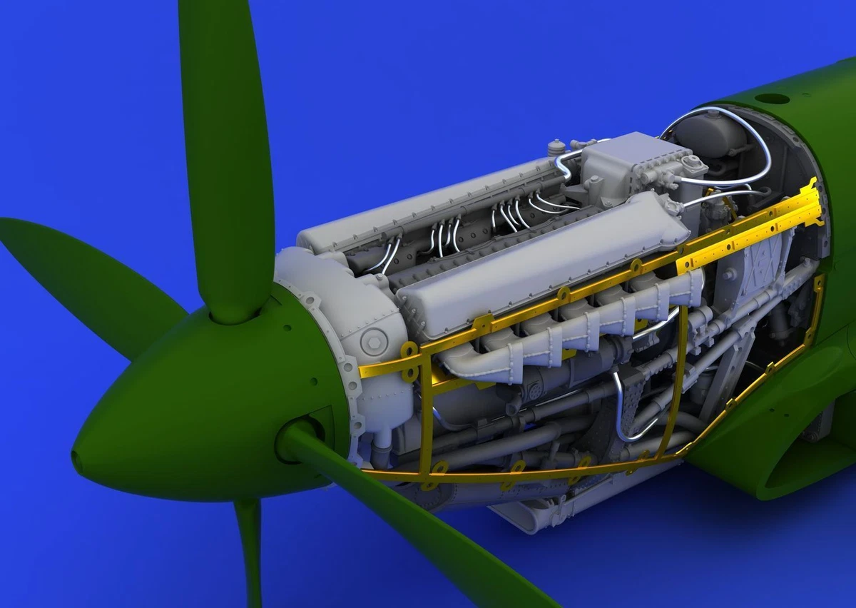Spitfire Plane Engine