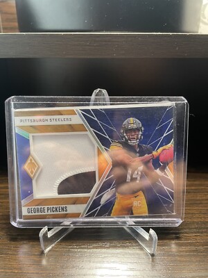 2022 PANINI Phoenix George Pickens JERSEY Patch #D /25 - STEELERS 🔥🔥🔥 ...
