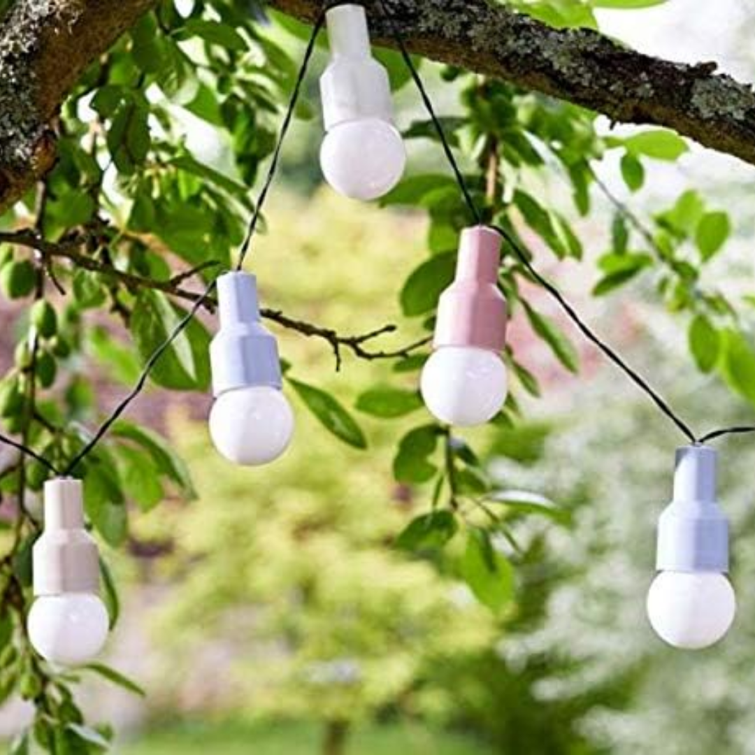 White Solar String Lights