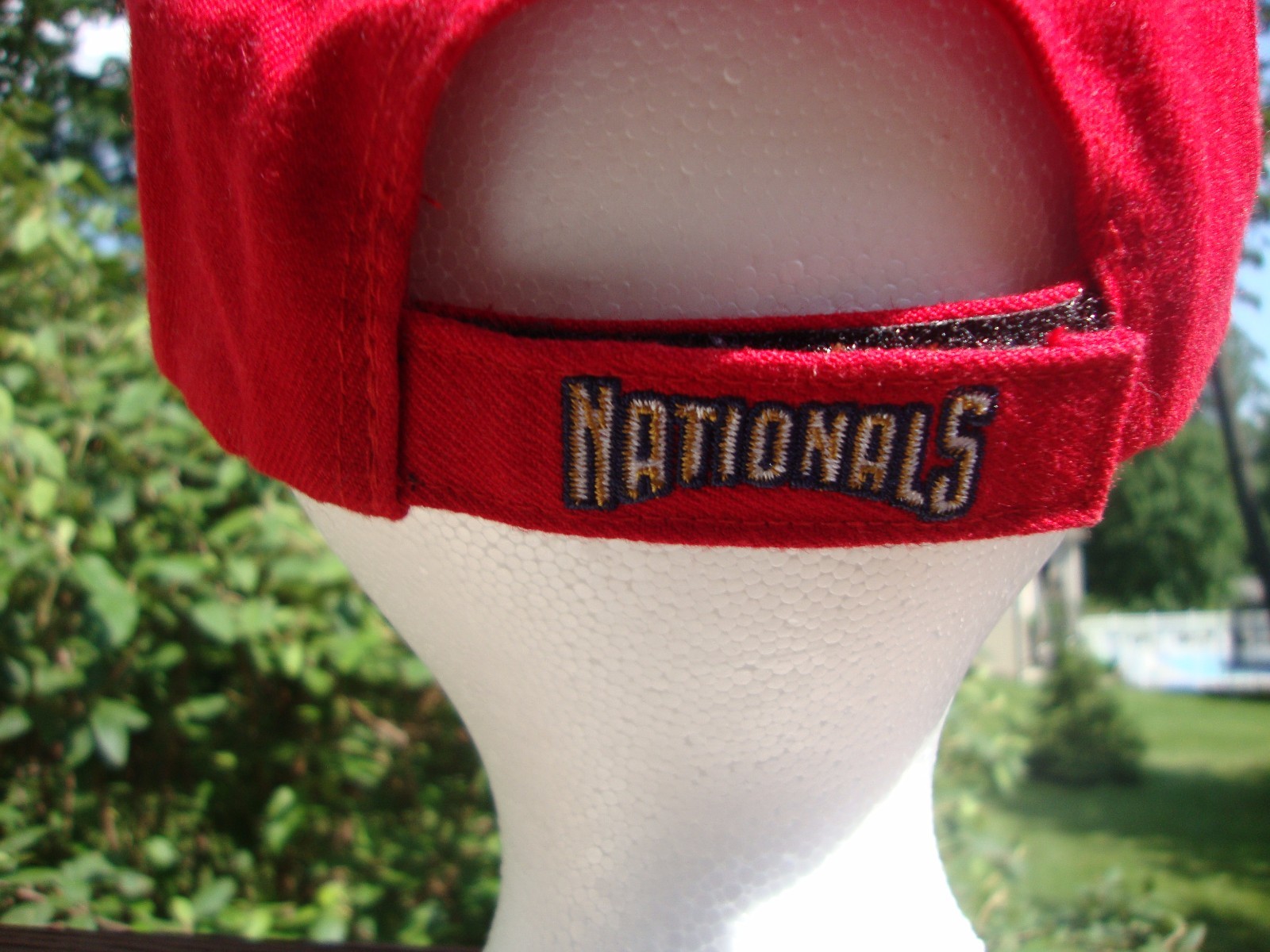 Washington Nationals Baseball Cap Hat Red MLB One Size Fits All 15% ...