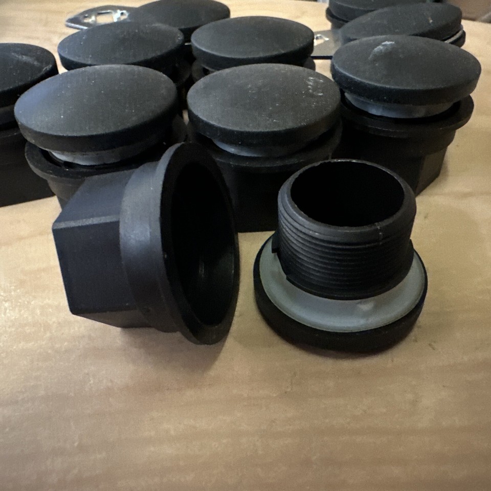 Lot 10 b1 Control Panel Black HOLE Plugs Blocks Closure 22mm (AM-67) | eBay