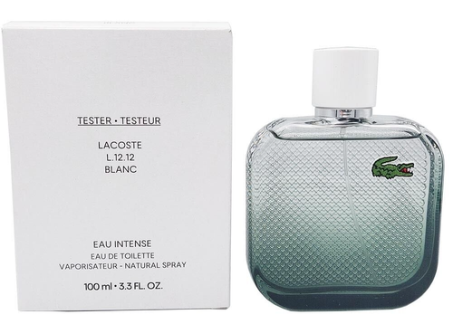LACOSTE L.12.12 BLANC INTENSE-MEN-EDT-SPRAY-3.3 OZ-100 ML-AUTHENTIC-P/B ...
