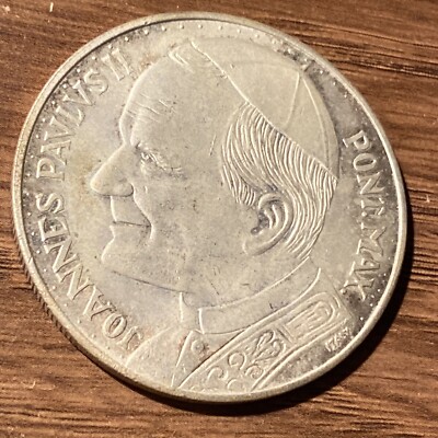 Pope John Paul II Silver tone Coin, Medal, PAVLVS VI PONT MAX. | eBay UK