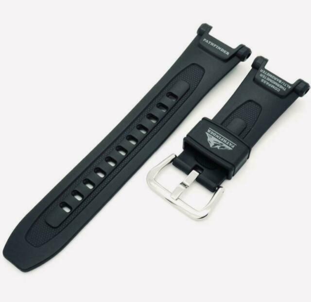Casio Wristwatch Band for Casio Pathfinder Series - Black Resin ...