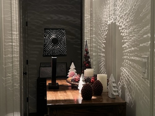 Bespoke Table Lamp With Decor Projection! Free Shipping! Made In ...