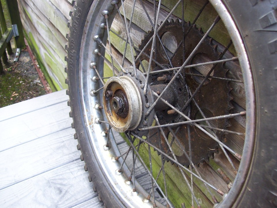 Hagon Grasstrack/Speedway 19" Rear Wheel With Sprocket Used For ...