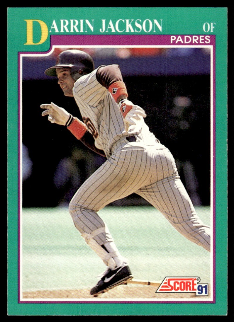 1991 Score #169 Darrin Jackson San Diego Padres | eBay