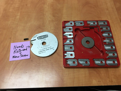 Vintage Craftsman Molding Head Set No. 9-32003 Table Saw With 18 ...