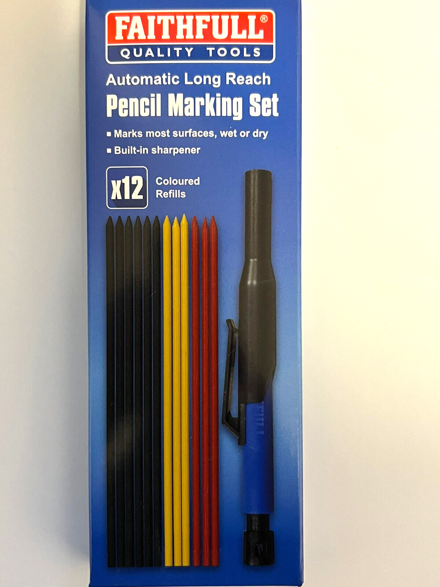 s GENUINE Faithfull Long Reach Pencil & Wet Dry Surface Trade Marking ...