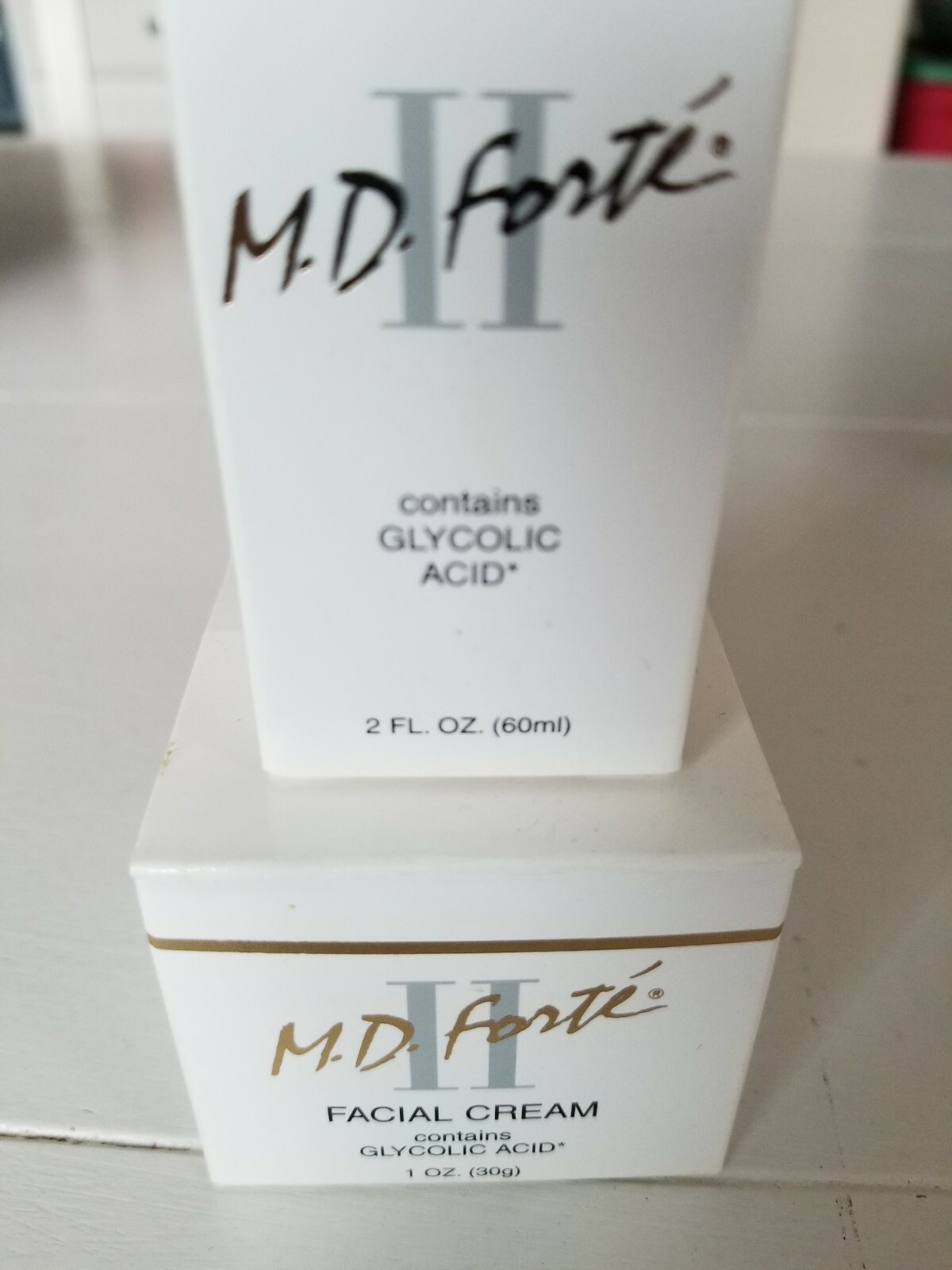 MD Forte Facial Cream ll 1 oz + MD Forte FACIAL LOTION II 2FL ...