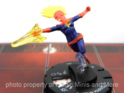 The Mighty Thor ~ CAPTAIN MARVEL #036 HeroClix rare miniature #36 w ...