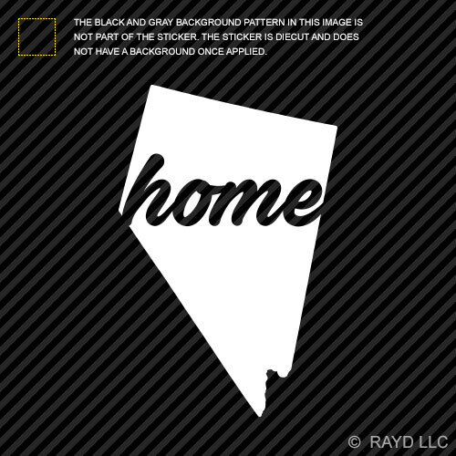 (2x) Nevada Home Sticker State Shaped Premium Die Cut Decal Vinyl NV ...
