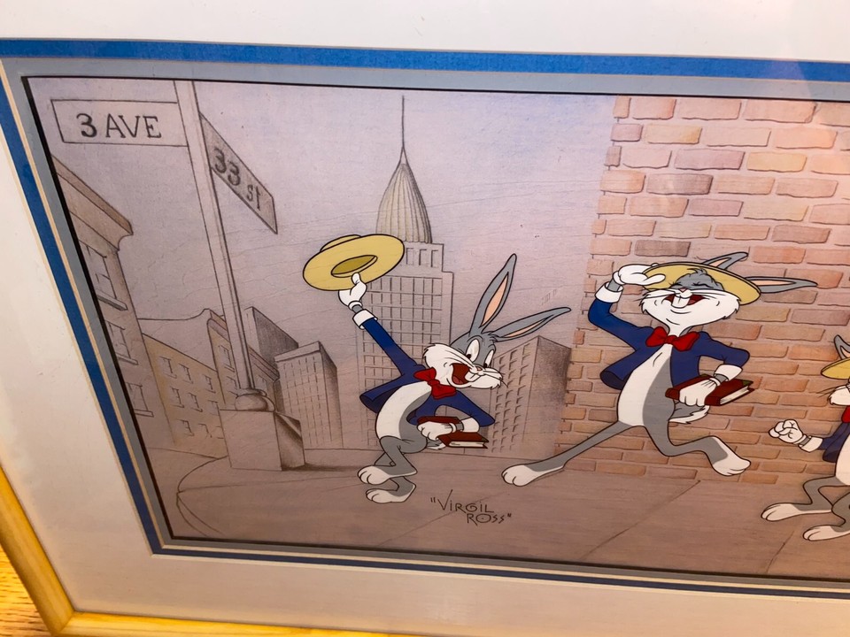Signed Virgil Ross Limited Edition Bugs Bunny A Hare Grows In Manhattan ...