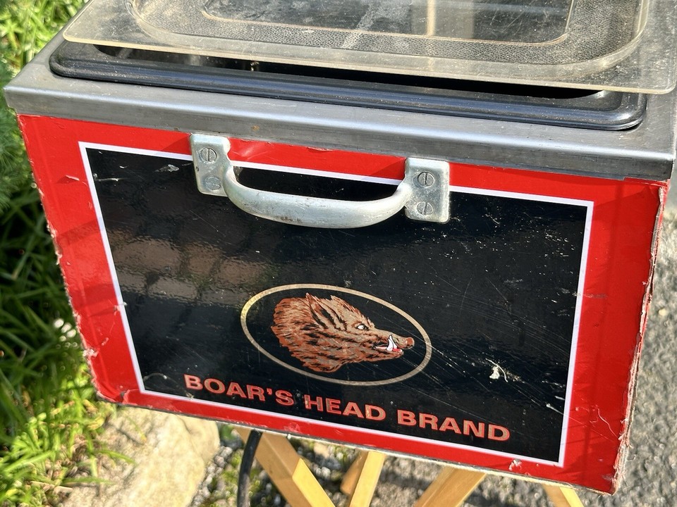 BOARS HEAD HOT DOG TABLE TOP CART W/ACCESSORIES COMMERCIAL GRADE | eBay