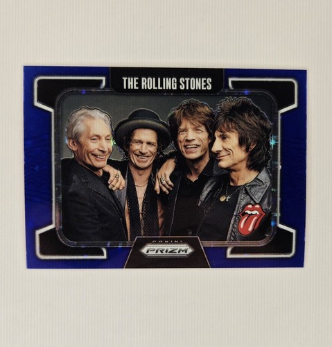 2025 Panini Prizm Rolling Stones #58 The Rolling Stones Blue Confetti ...
