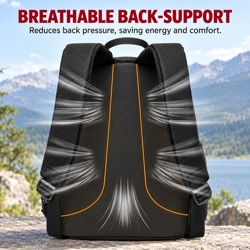Waterproof Camera Backpack Shoulder Bag for Canon Nikon and Sony DSLR ...