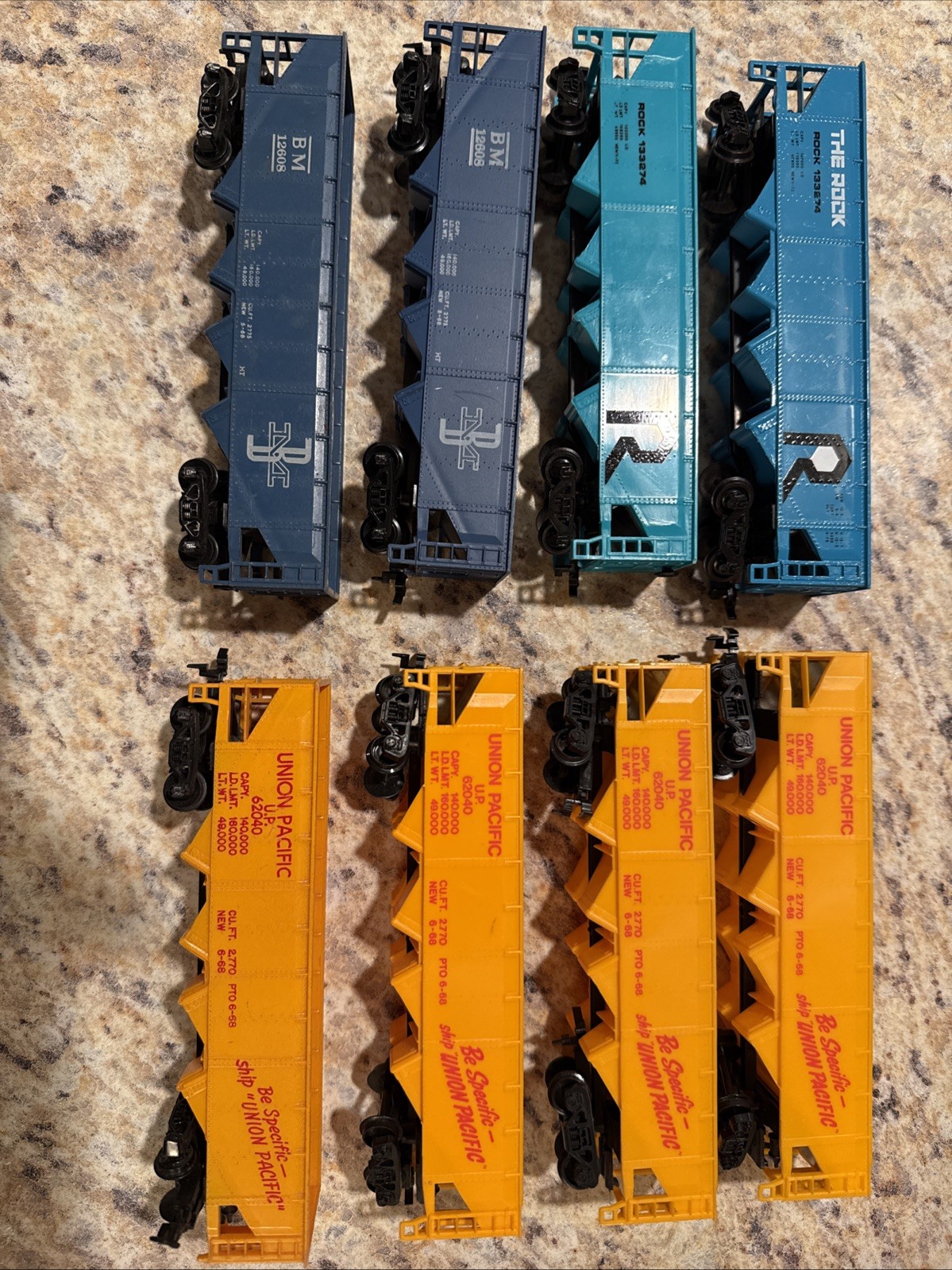 8 Set Of 4 Bay Hopper Car Unknown Manufacturer | eBay