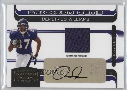 2006 Donruss Gridiron Gear Rookie Gems Signatures /50 Demetrius ...