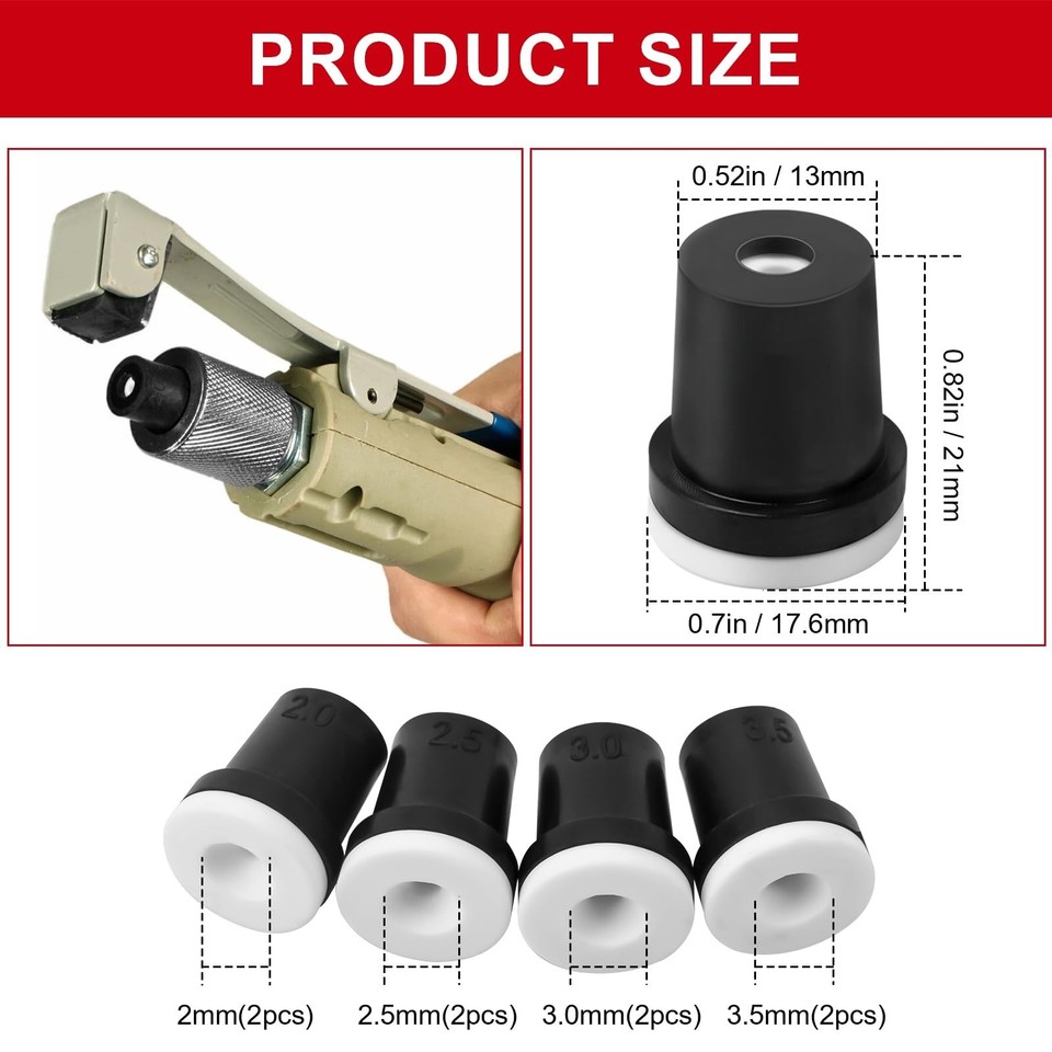 Sandblasting Nozzle Tips Kit, Abrasive Blast Sandblaster Gun Ceramic ...