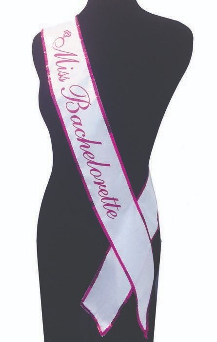 Miss Bachelorette Sash Pleasurably Enjoyable and Exciting, New | eBay