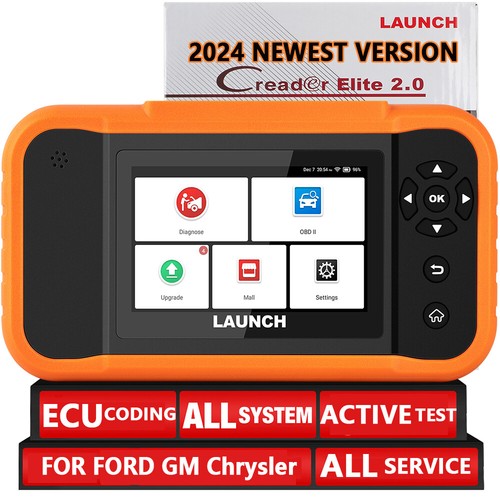Launch Creader Elite 2.0 OBD2 All System BiDirectional Scanner For Ford ...